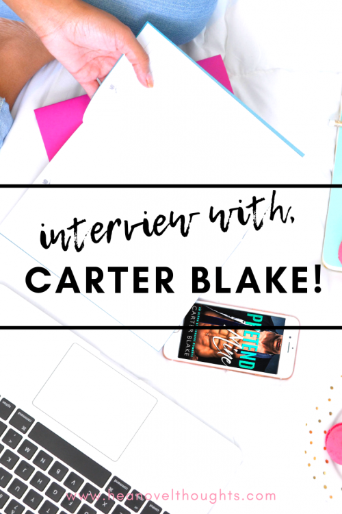 Interview with Author Carter Blake - HEA Novel Thoughts
