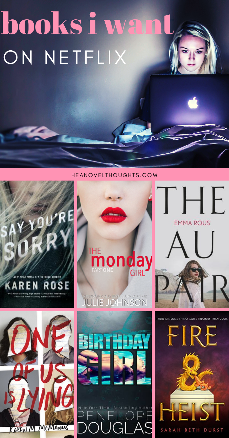 Six Books I Want on Netflix - HEA Novel Thoughts