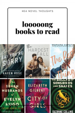 Long Books for a Long Weekend - HEA Novel Thoughts