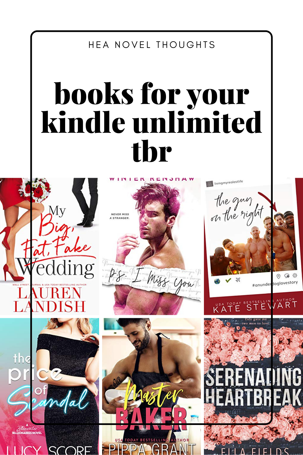 A Dozen Books for Your Kindle Unlimited TBR - HEA Novel Thoughts
